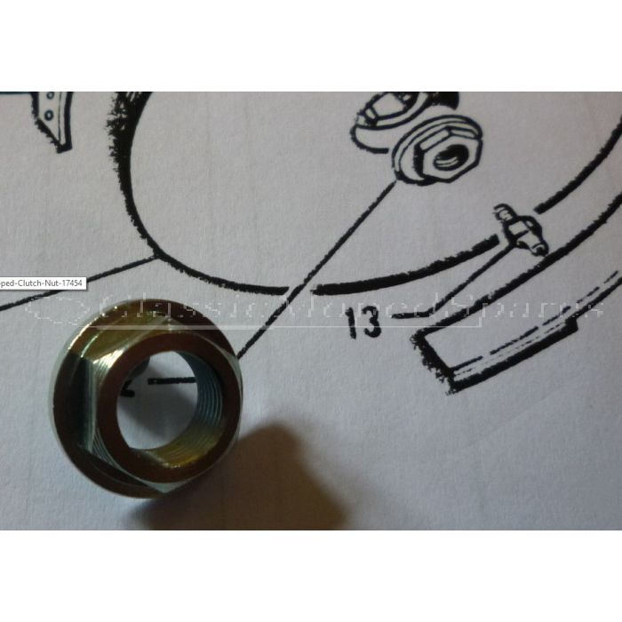 Mobylette-Series-50-Clutch-Nut-17454