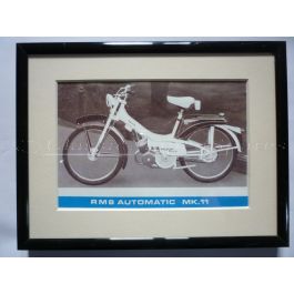 Raleigh RM8 Automatic Mk.11 Moped Framed Picture