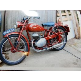 1953 James Comet 122cc 3 Speed Motorcycle SOLD