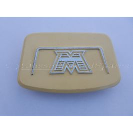 Mobylette Motobecane Silver M Symbol Headlight Speedometer Embellisher ...