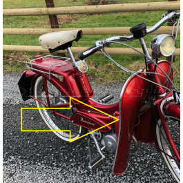 Raleigh RM6 Runabout Leg shield Trim [Cut to Length 1.8 metre]